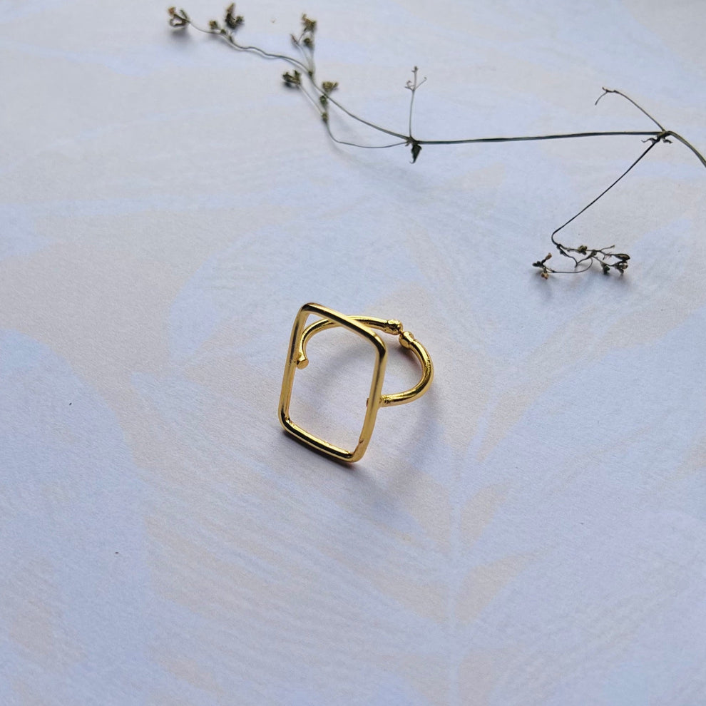 Rectangle Ring – Heyli jewels